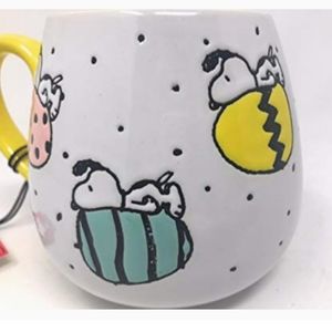 Peanuts | Dining | Peanuts Snoopy Yellow And White Ceramic Easter Egg ...